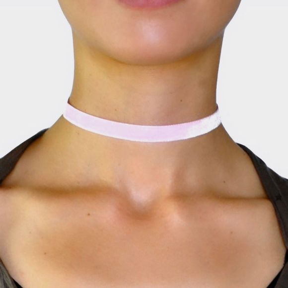Jewelry | Light Pinkvelvet Choker Necklace | Poshmark